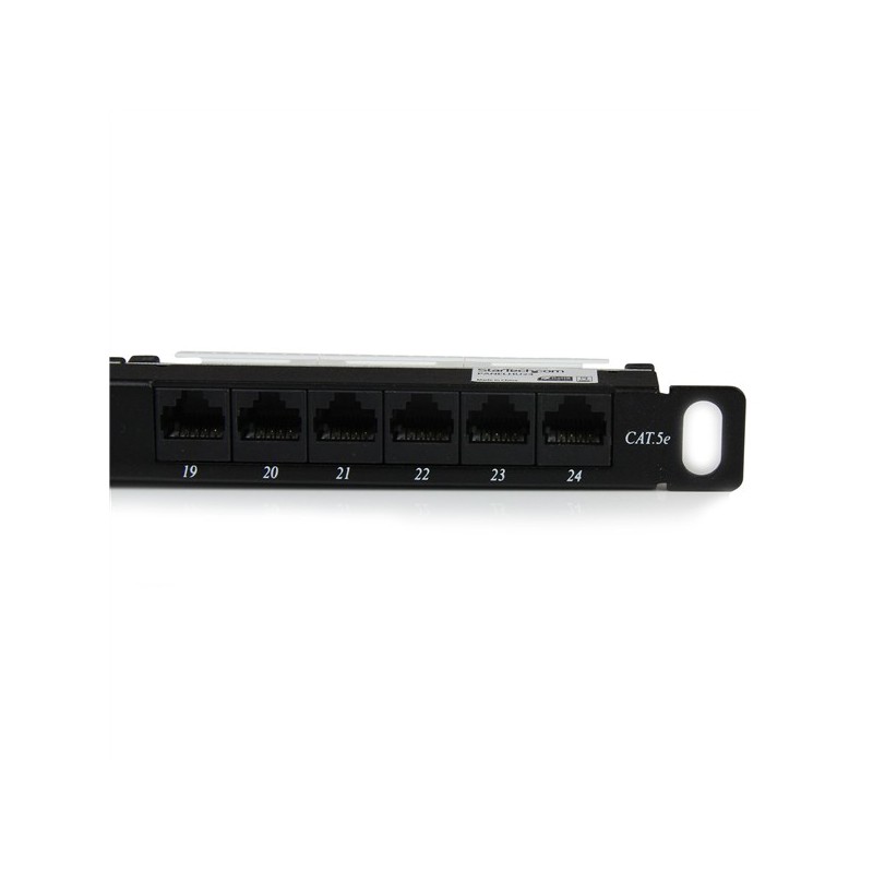 24 Port 0.5u Cat5e RJ45 Patch Panel | StarTech.com Patch Panels | Magic ...