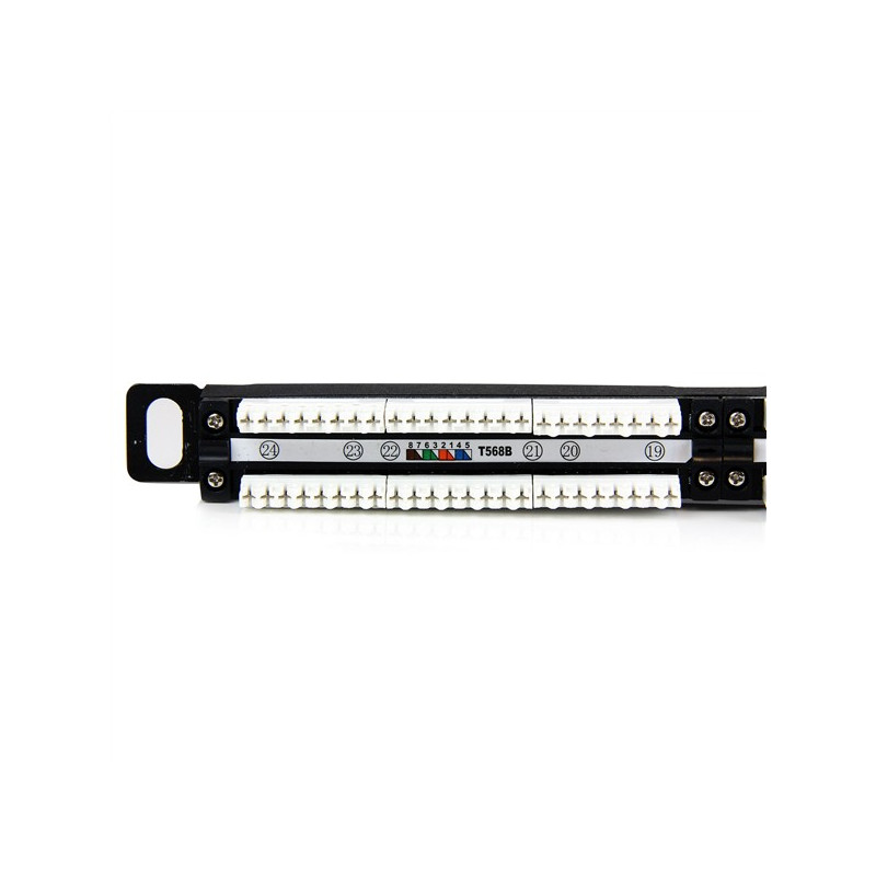 24 Port 0.5u Cat5e RJ45 Patch Panel | StarTech.com Patch Panels | Magic ...