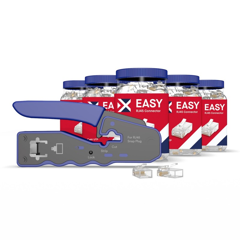 Cat6 UTP RJ45 Easy Plugs | Cat6 RJ45 Easy Plugs | Magic Patch