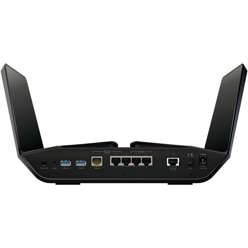 Netgear RAX200 wireless router Tri-band (2.4 GHz / 5 GHz / 5 GHz ...