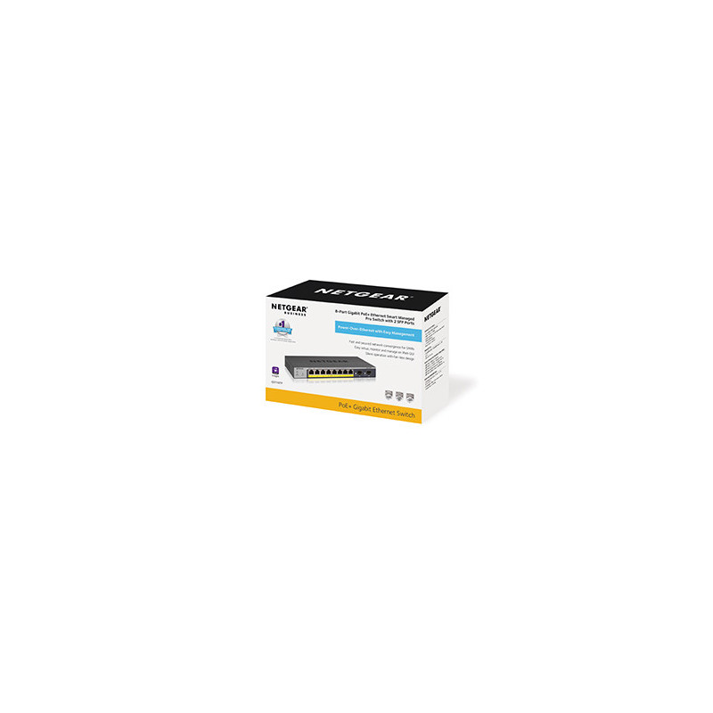 NETGEAR GS110TP Managed L2/L3/L4 Gigabit Ethernet (10/100/1000) Power ...